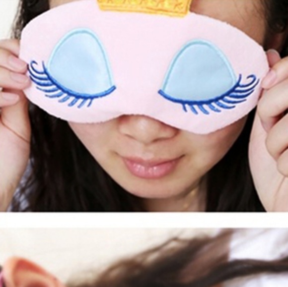 Accessories | Pink Princess Crown Sleeping Mask | Poshmark